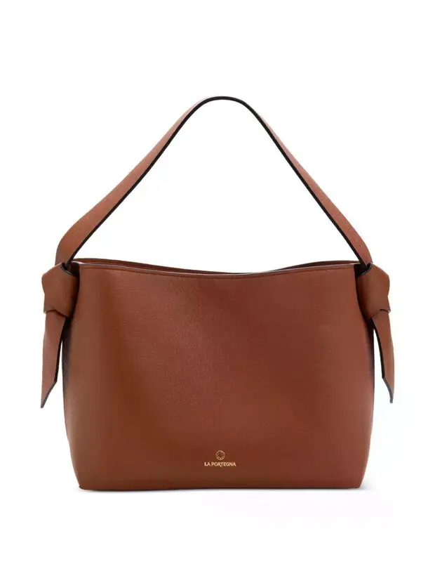 LA PORTEGNA Paulita Leather Shoulder Bag