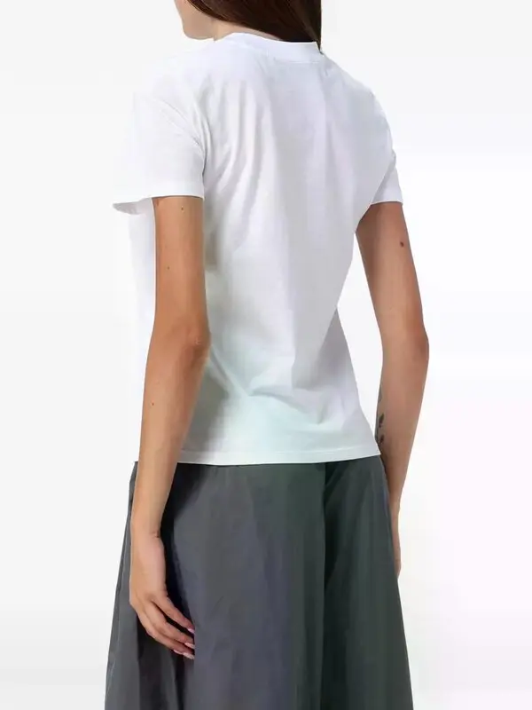 Emporio Armani Sequin-logo T-shirt