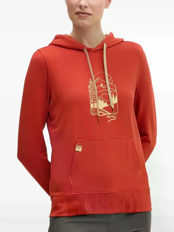VIKING Panaka Graphic-print Drawstring Hoodie