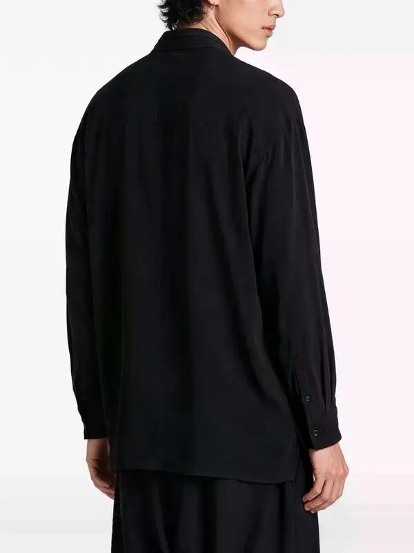 Yohji Yamamoto Button-up Pocket-detail Shirt