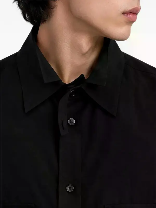 Yohji Yamamoto Button-up Pocket-detail Shirt