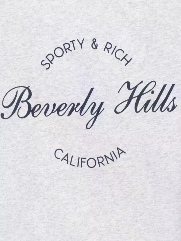 Sporty & Rich Beverly Hills Logo-print T-shirt