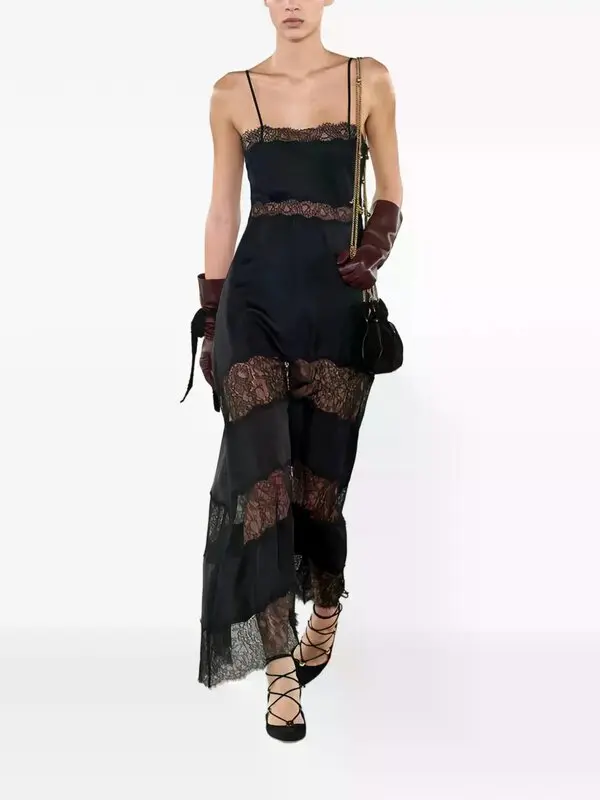 Ulla Johnson Coco Lace-panelled Asymmetric Dress