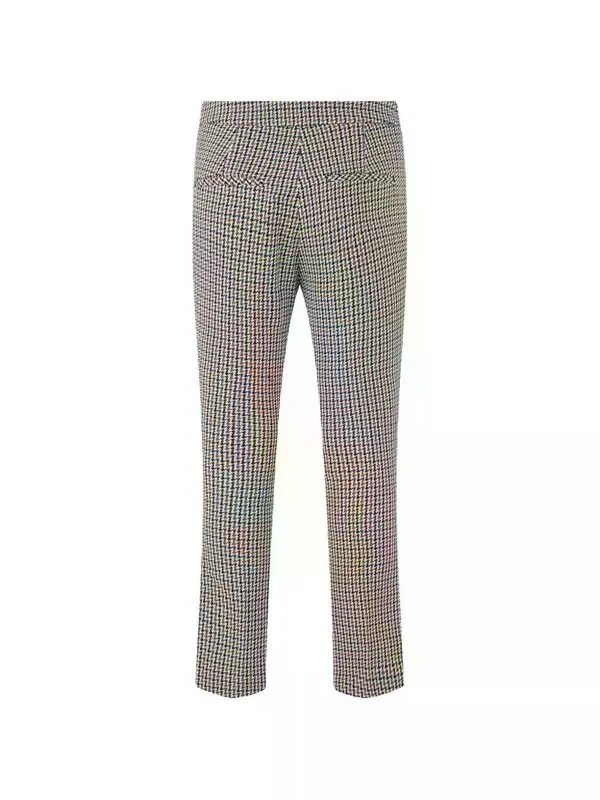 Veronica Beard Houndstooth-pattern Trousers
