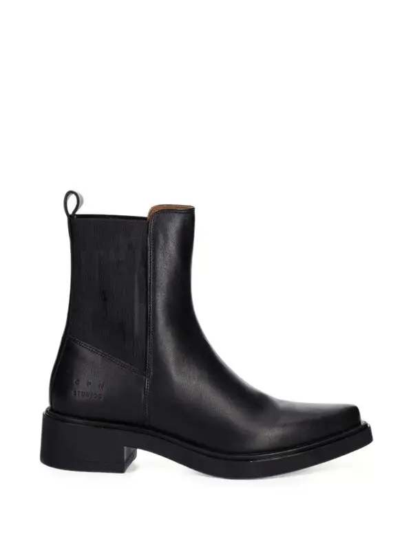 SUMMERY COPENHAGEN Cph301 Pointed-toe Pull-on Boots