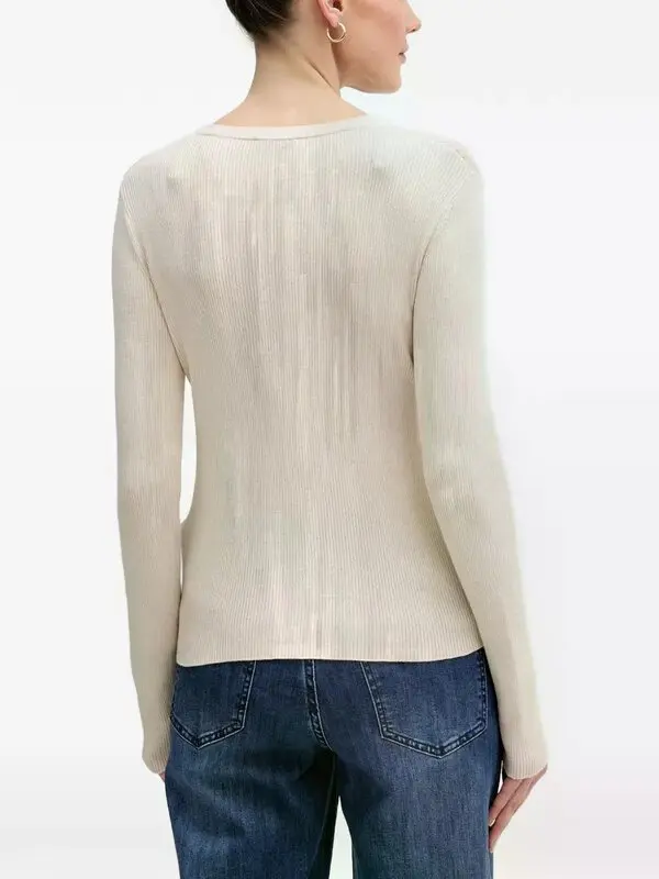 Sisley Ribbed Ladder-stitch Sweater