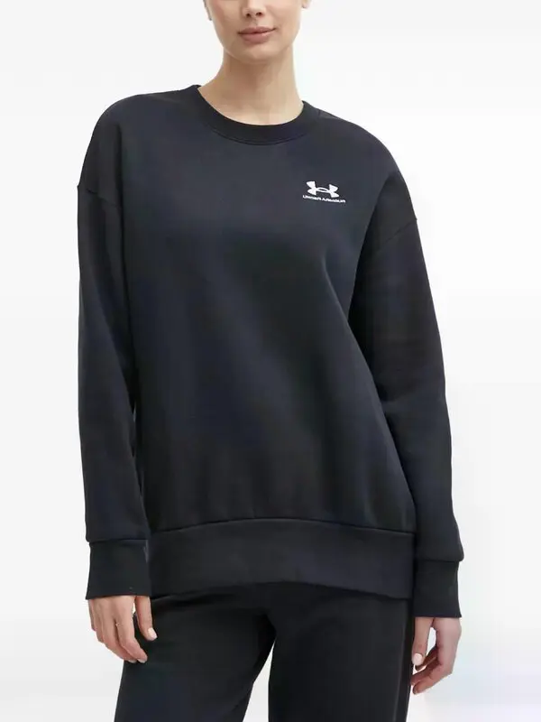 Under Armour Icon Logo-print Sweatshirt - Black