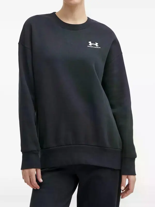 Under Armour Icon Logo-print Sweatshirt - Black