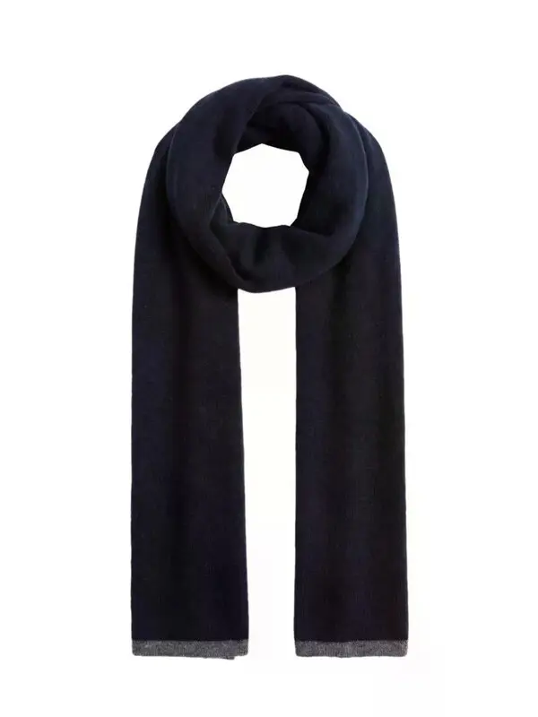 Fedeli Knitted Contrast-trim Scarf