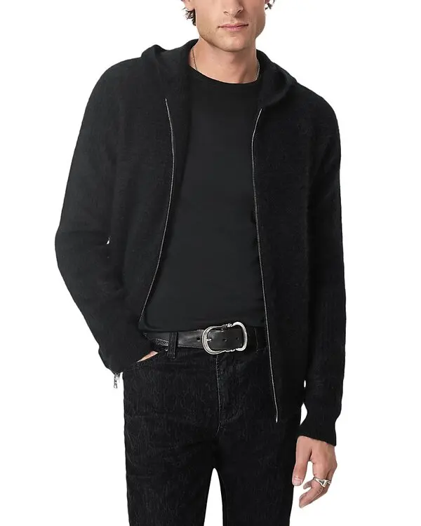John Varvatos Stefano Cashmere Zip Hoodie