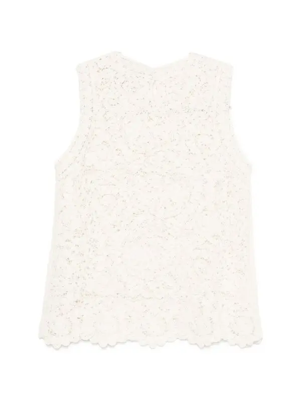 SEMICOUTURE Kristia Vest - White