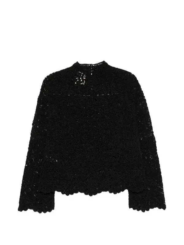 SEMICOUTURE Geneva Crochet Top