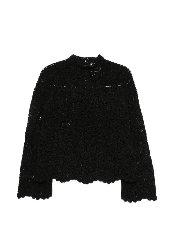 SEMICOUTURE Geneva Crochet Top