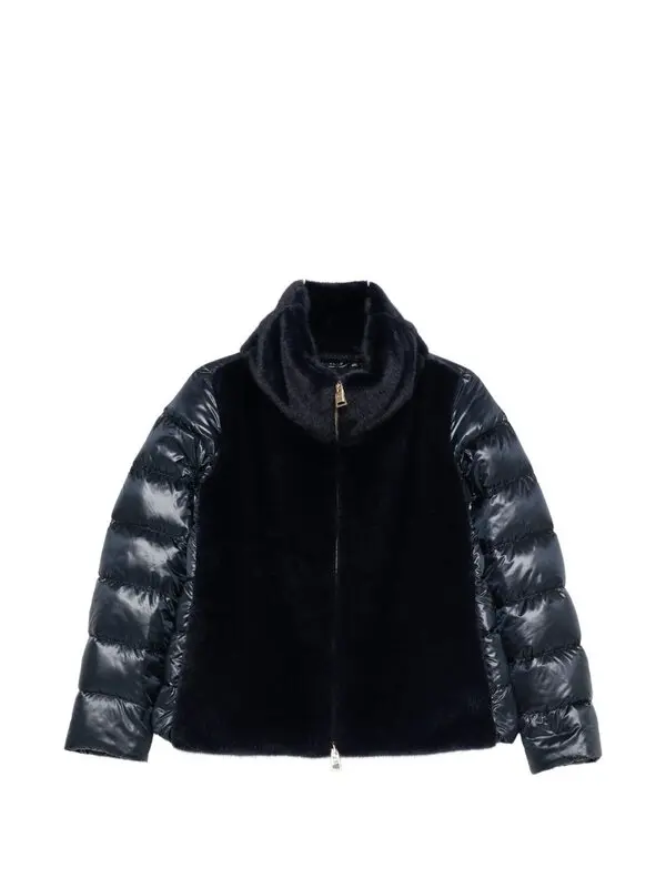 Herno Nylon Bomber Jacket - Blue