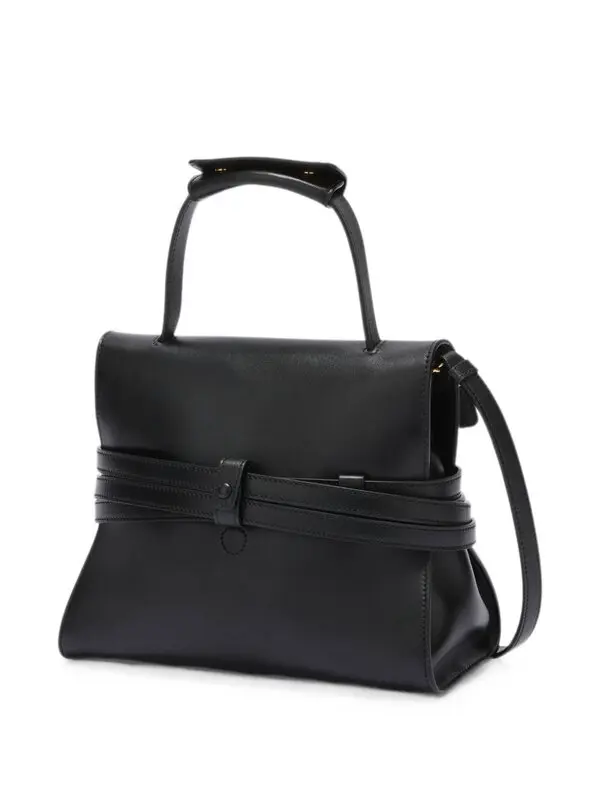 Moschino Tie Me Leather Handbag