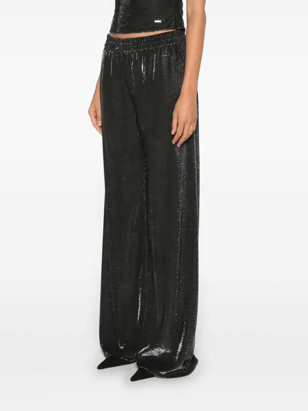 Gucci Lamé Trousers - Black
