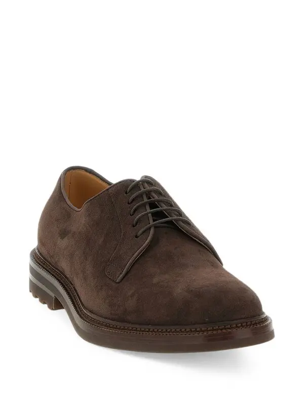 Brunello Cucinelli Leather Derby Shoes