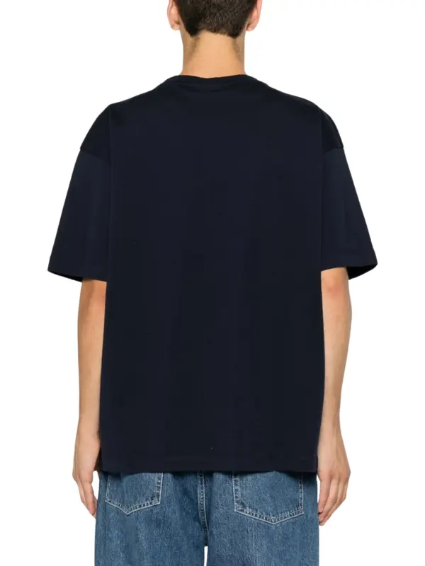 Drole De Monsieur Logo-embroidered T-shirt By