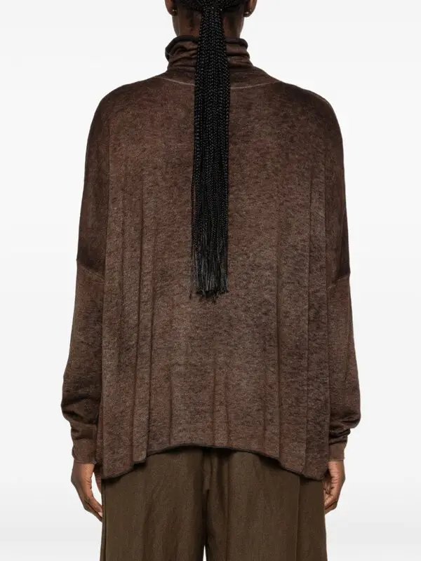 Avant Toi Ultralight Cashmere Turtle-neck Sweater