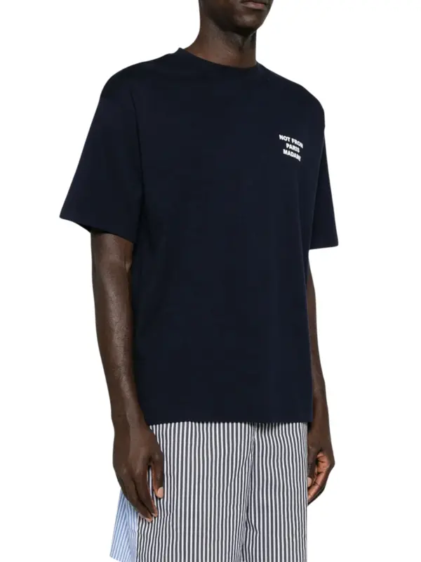 Drole De Monsieur Slogan-print T-shirt