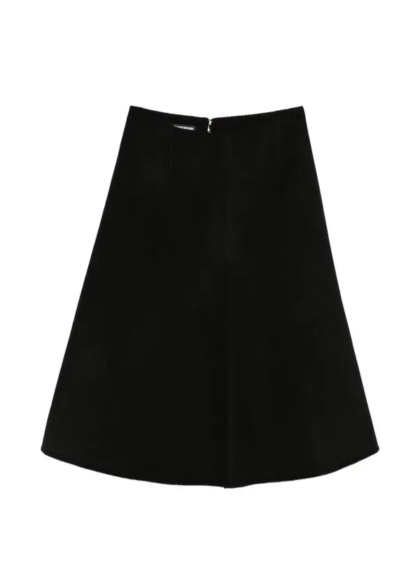 SUSANNE BOMMER Wool Midi Skirt