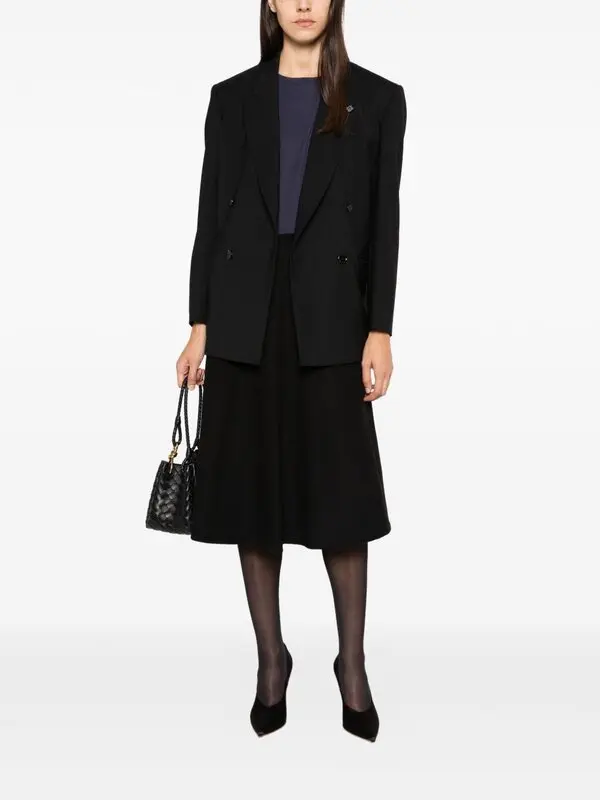 SUSANNE BOMMER Wool Midi Skirt