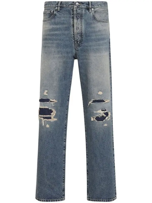 MAISON MARGIELA Distressed Straight-leg Jeans
