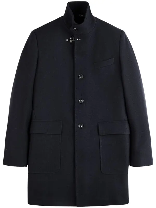 FAY Lobster-clasp Single-breasted Coat