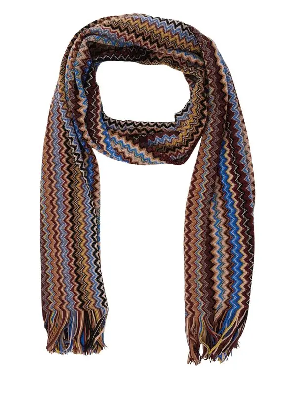 Missoni Zigzag Fringed Scarf