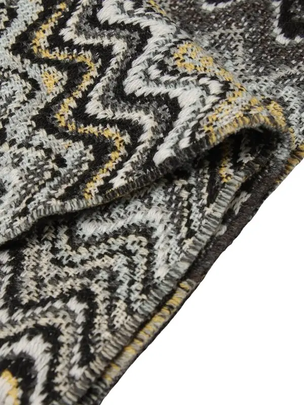 Missoni Zigzag-pattern Wool Scarf