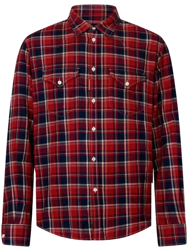 Dsquared2 Classic-check Western Canadian Shirt