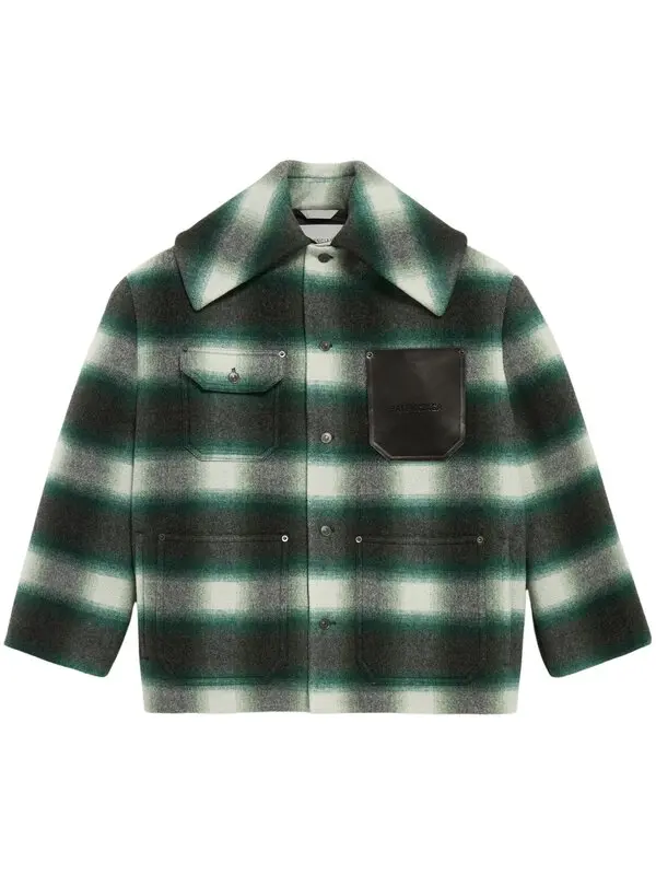 Balenciaga Workwear Cocoon Outerwear - Green