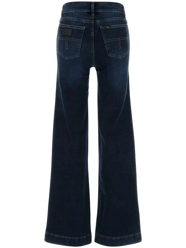 LOIS Logo-patch Wide-leg Jeans