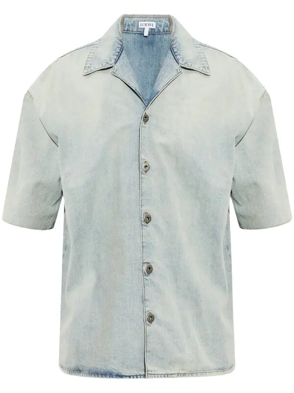 Loewe Short-sleeve Denim Shirt