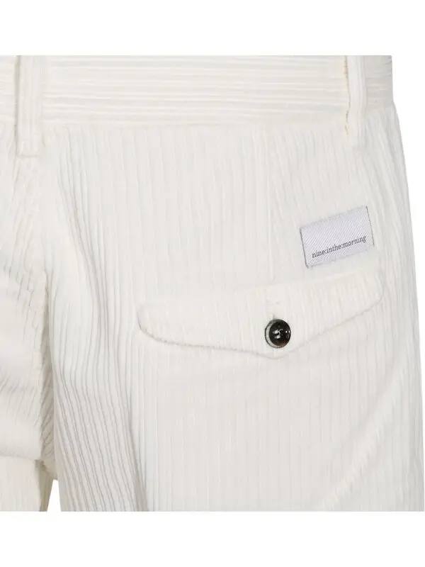 NINE:INTHE:MORNING Textured Straight-leg Pants