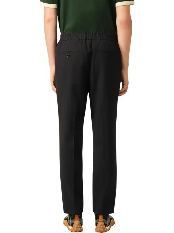 AMI Paris Elasticated-waist Wool Trousers