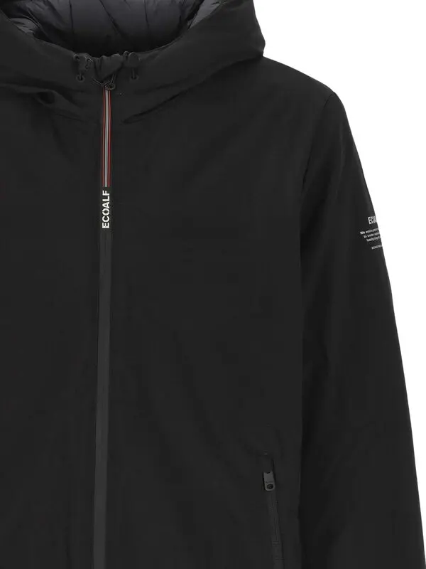 ECOALF Cartes Hooded Logo-print Jacket