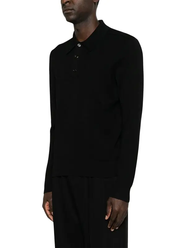Burberry Long-sleeve Polo Shirt