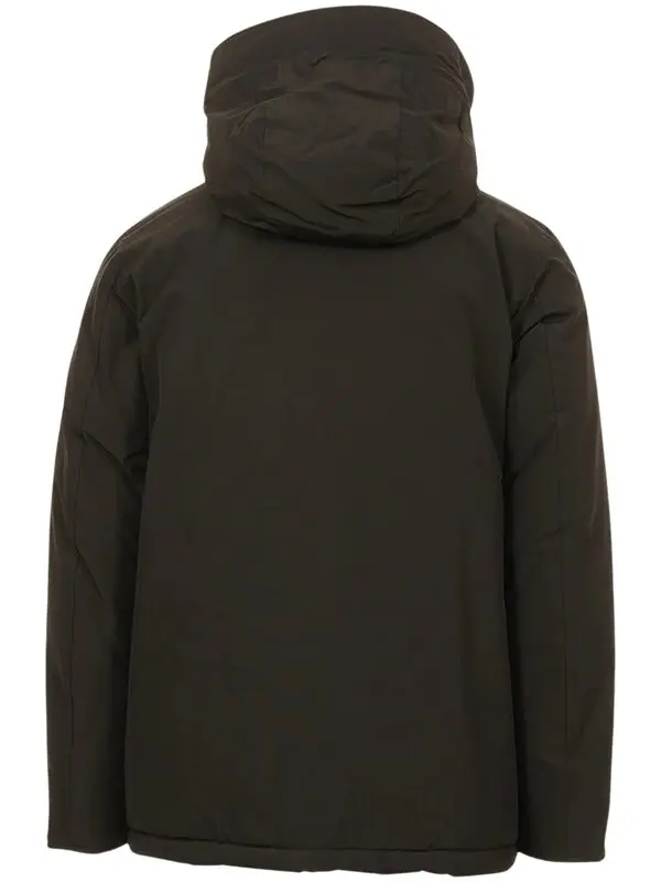 Woolrich Button-up Hooded Coat