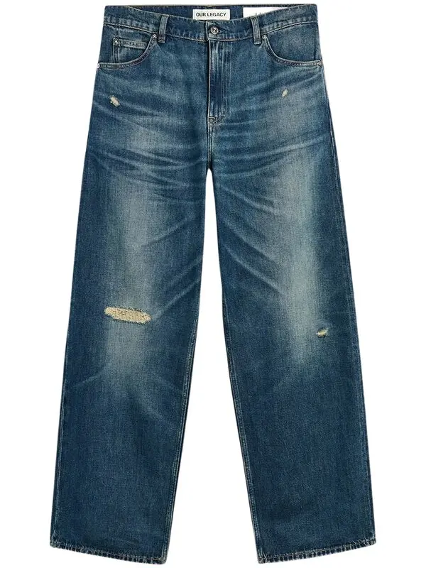Our Legacy Vast Cut Distressed Jeans