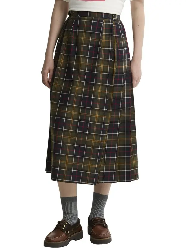 Barbour Irene Tartan Midi Skirt