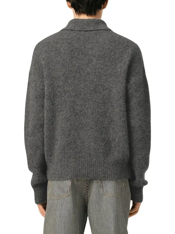 AMI Paris Wool Polo Shirt