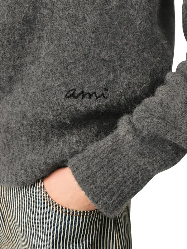 AMI Paris Wool Polo Shirt