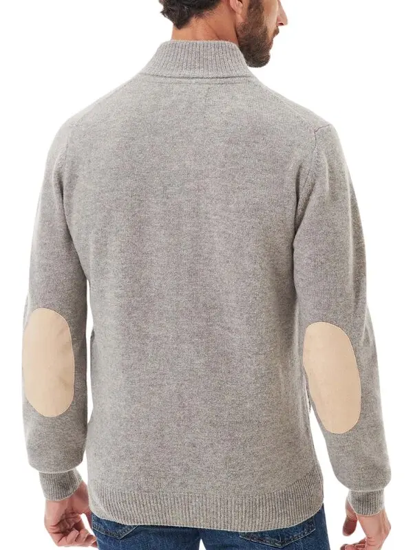Barbour Wool Zip Through Sweater