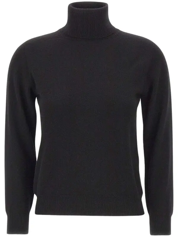 KANGRA Ribbed Turtleneck Knitted Sweater