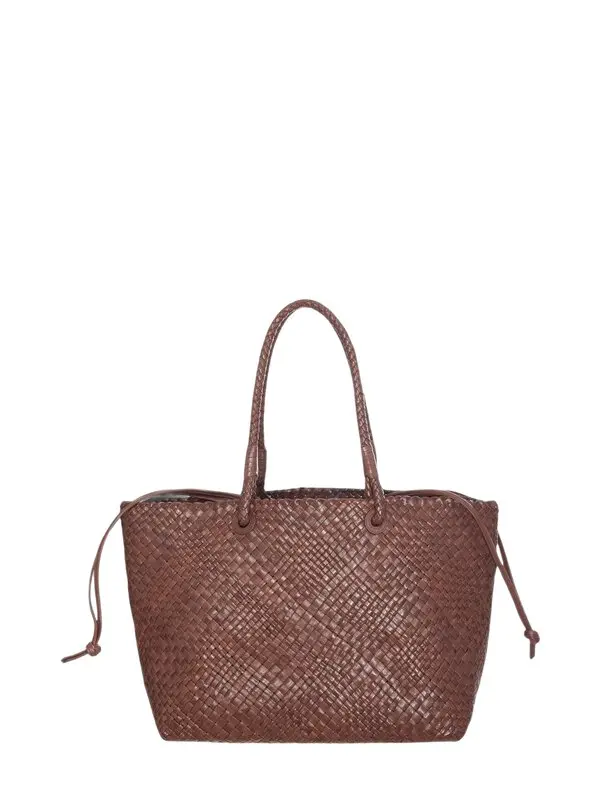 IBELIV Bazika Woven Leather Tote Bag