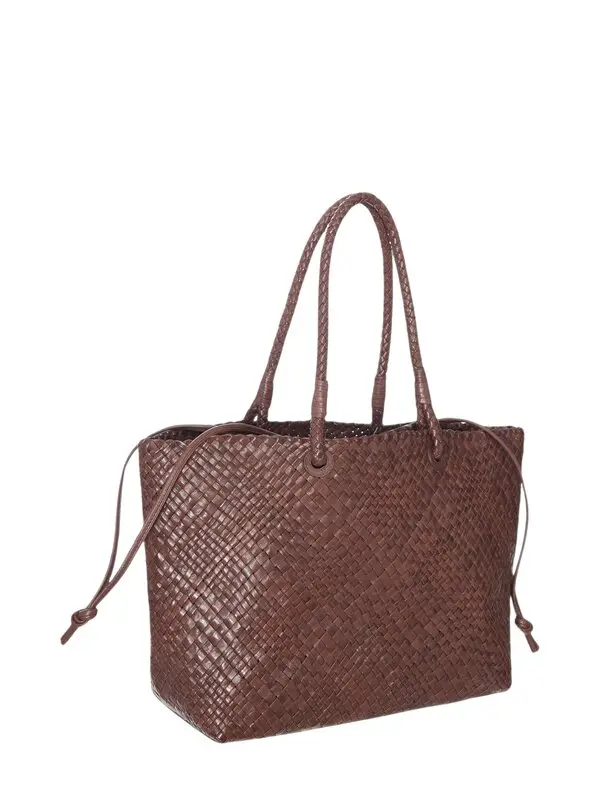 IBELIV Bazika Woven Leather Tote Bag