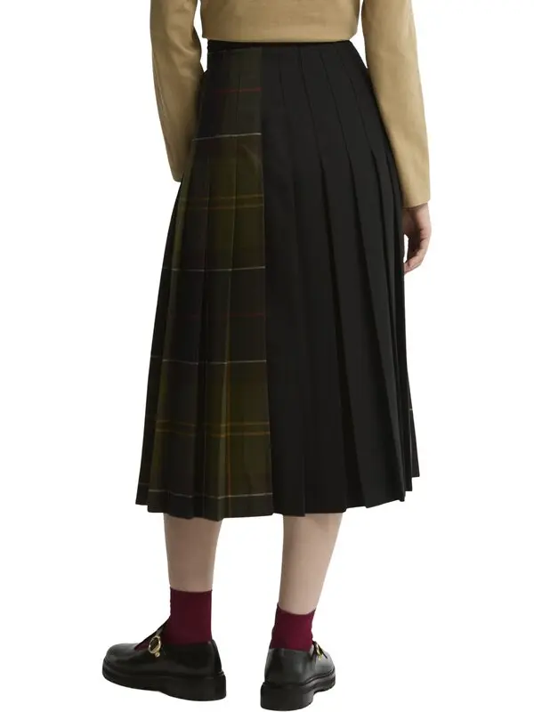 Barbour Marena Tartan Midi Skirt
