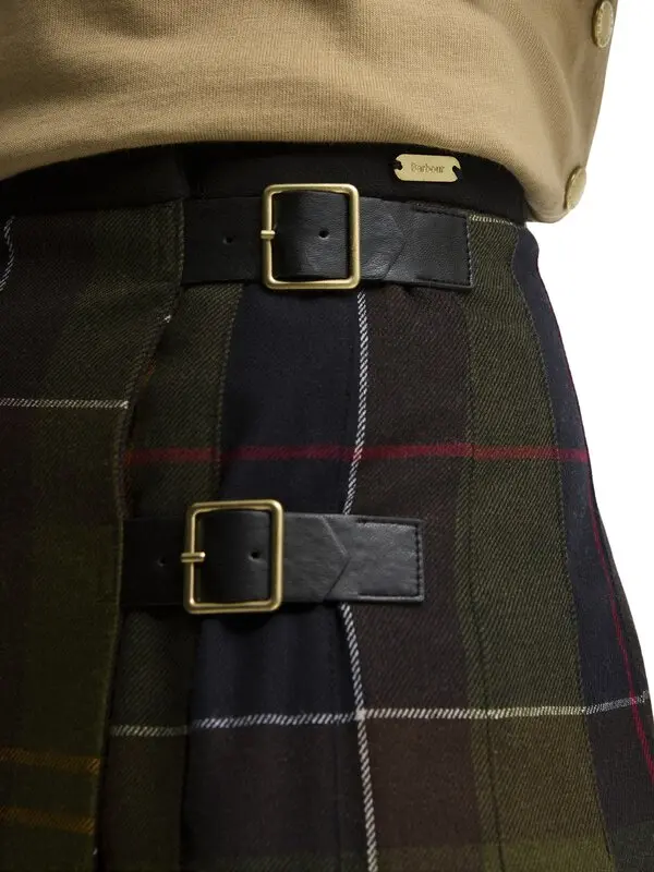 Barbour Marena Tartan Midi Skirt