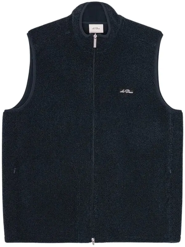 LES DEUX Patch Teddy Vest By - Blue
